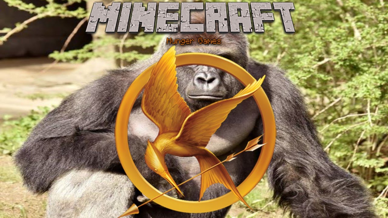 Minecraft Hunger Games Failtage 2-"The Harambe Games" - YouTube
