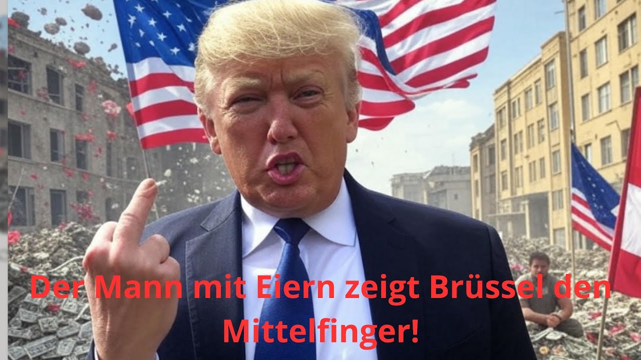 Trump gegen Europa - Der Mann mit Eiern zeigt Brüssel den Mittelfinger ...