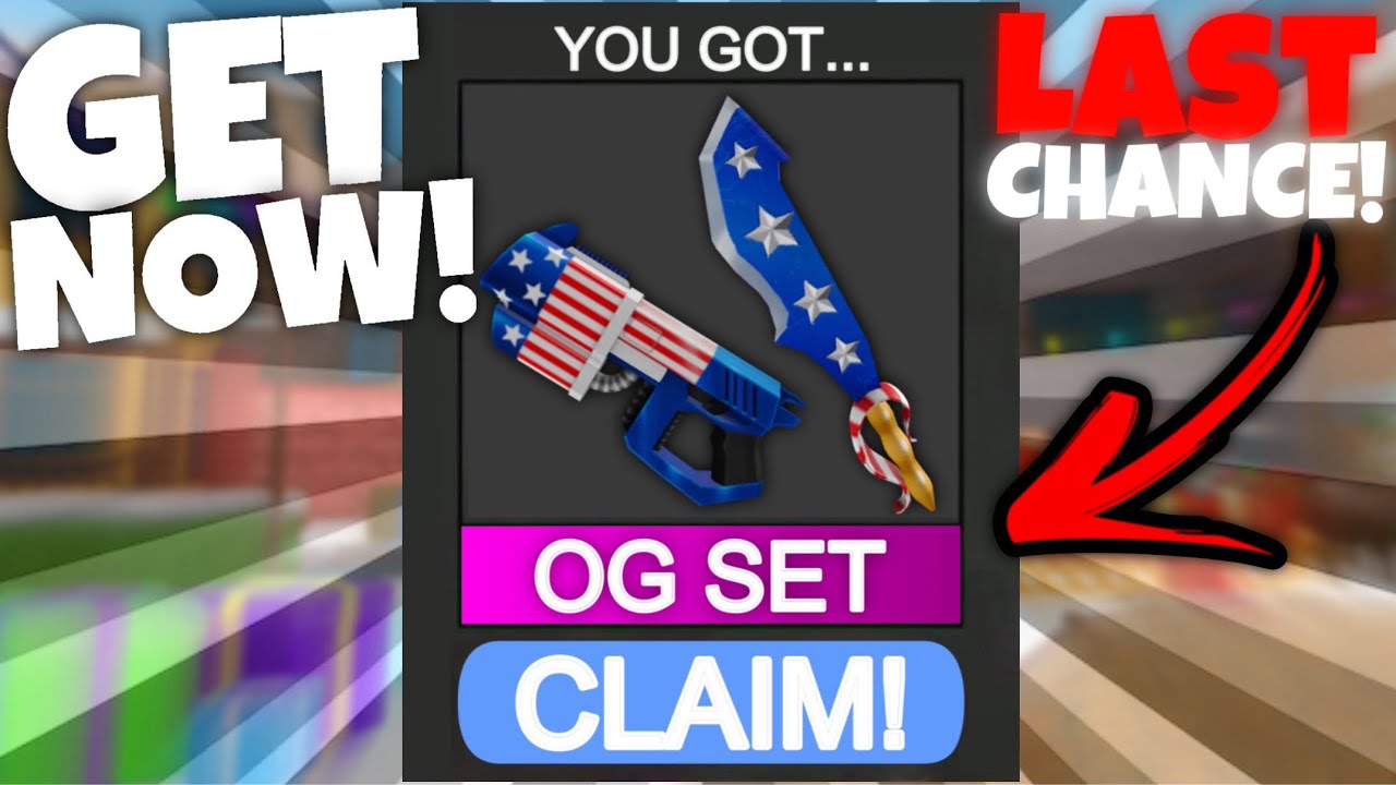 *HURRY AND CLAIM THIS FREE OG SET IN MURDER MYSTERY 2!!* 😱 - YouTube
