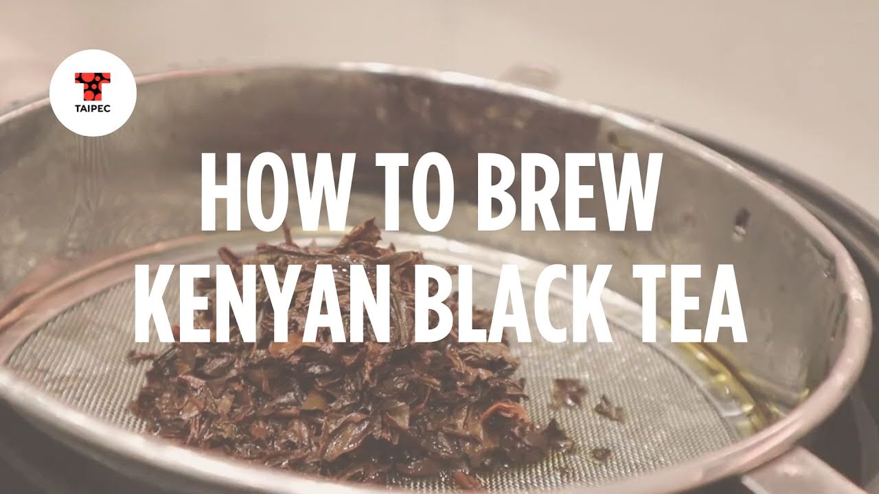 How To Brew Kenyan Black Tea For Bubble Tea - YouTube