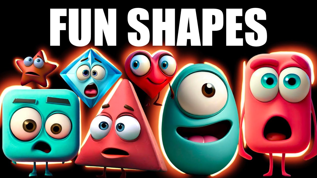 Fun Shapes for Kids: Circles, Squares, Triangles, and More! | # ...
