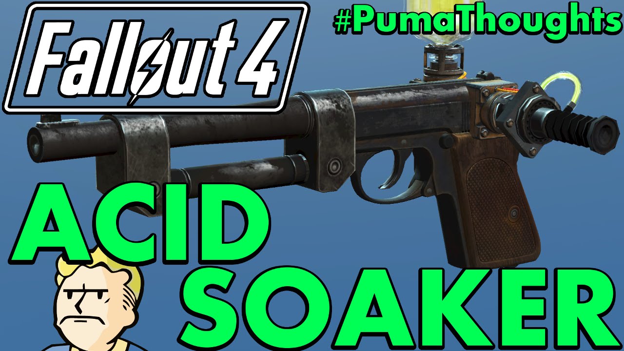 FALLOUT 4: Nuka World DLC - Acid Soaker Pistol Analysis, Review and ...