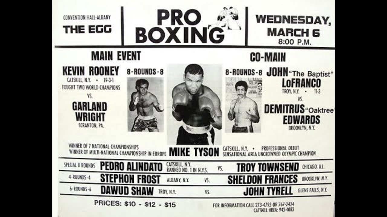 1st Fight Mike Tyson vs Hector Mercedes March 6, 1985 - YouTube