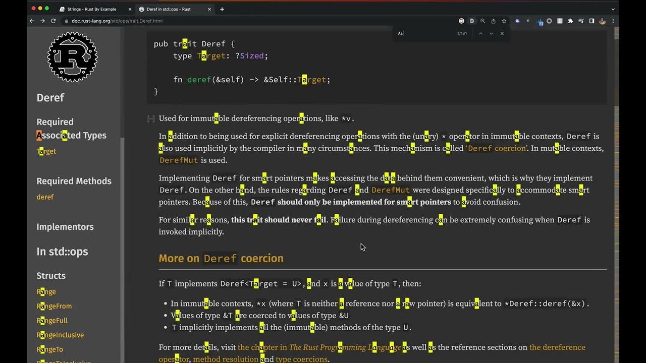 Rust 101 — week #5 — Extra — Rust By Example (19): Std Library Types ...