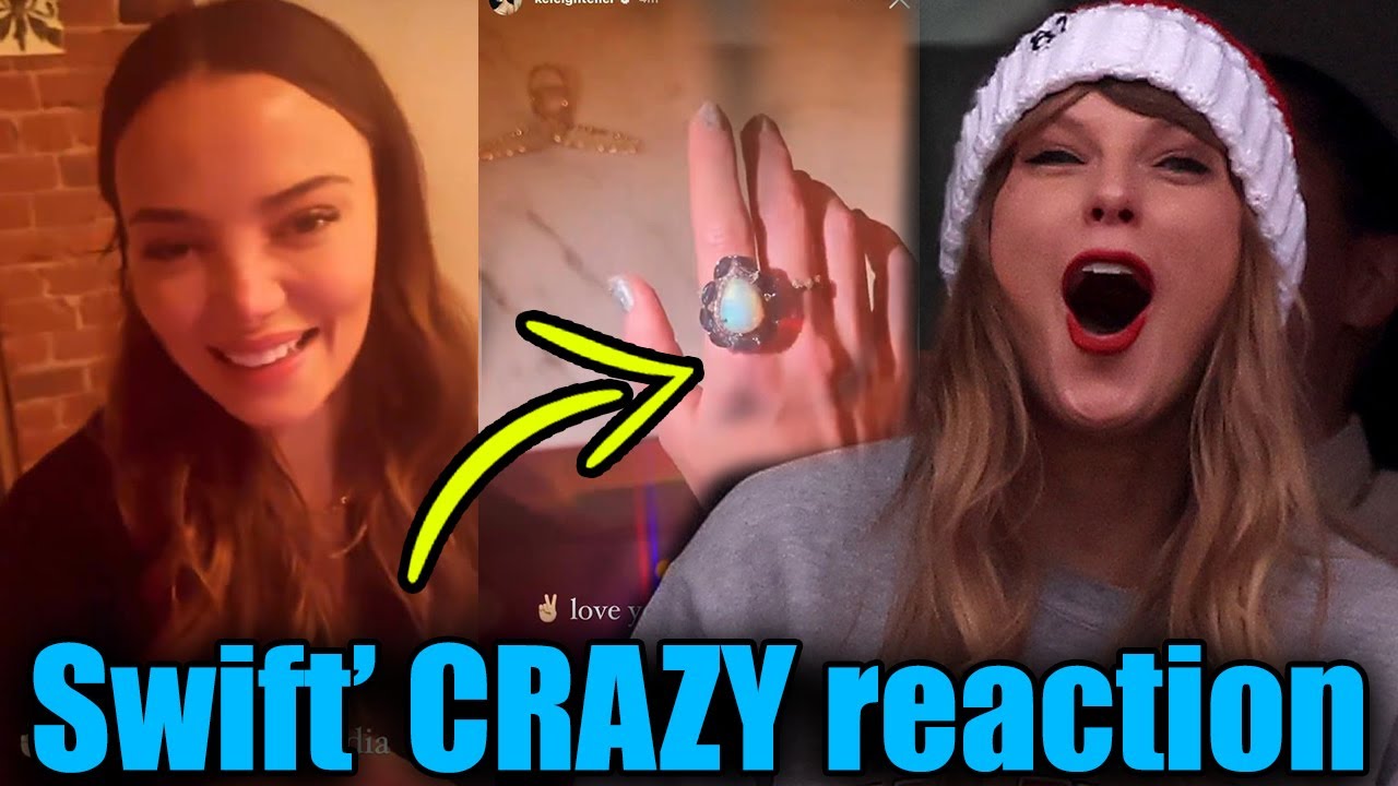 Taylor Swift’s CRAZRY reations to Keleigh Teller’ Opal Ring - YouTube