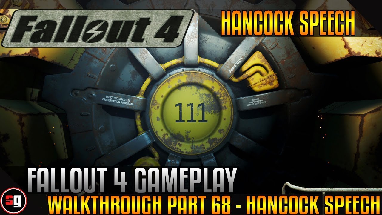 Fallout 4 Walkthrough part 68 - Hancock Speech - YouTube