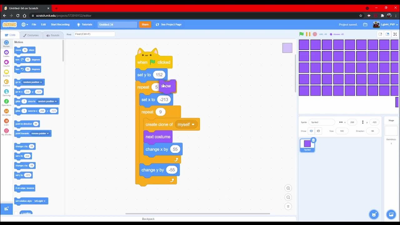 Como usar clones no Scratch? - YouTube