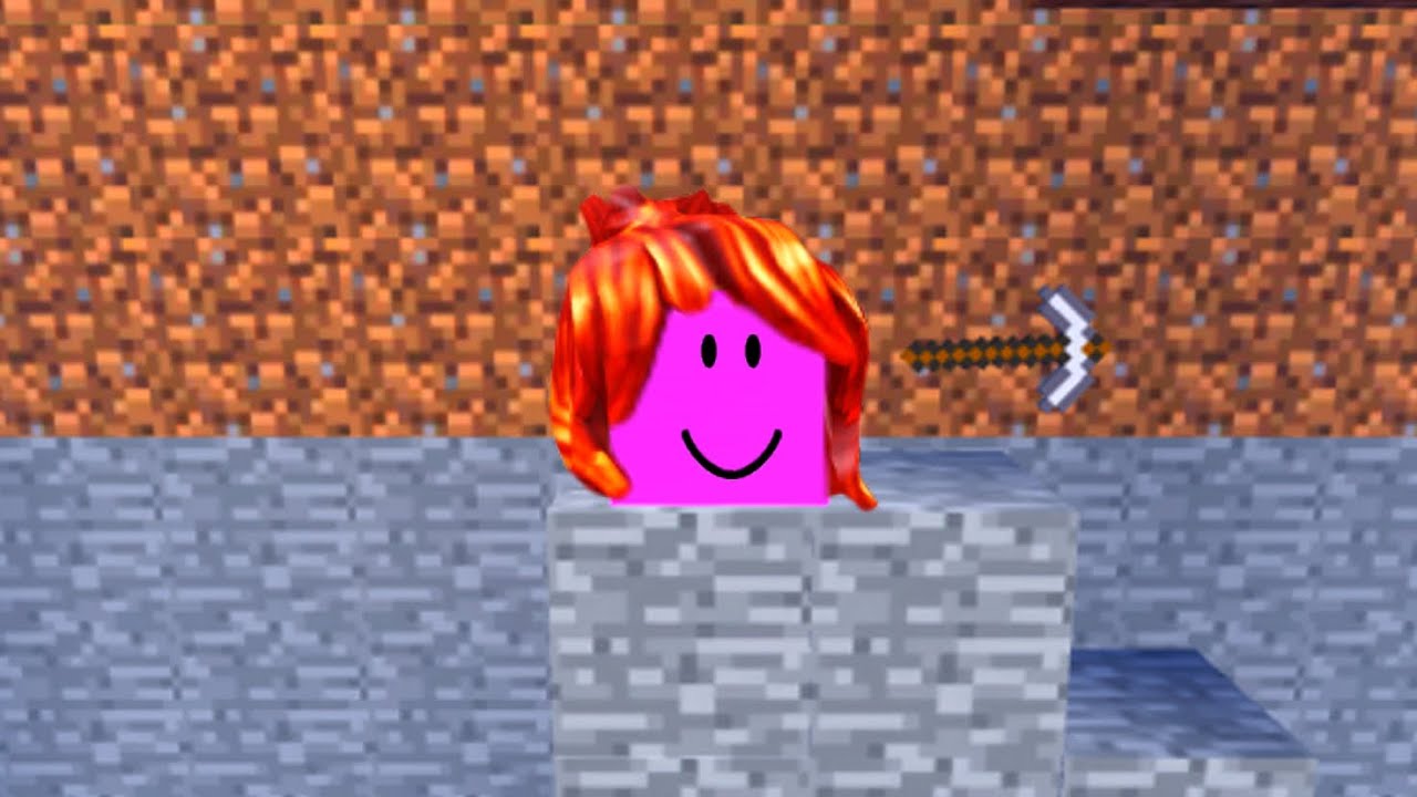 Roblox block and pickaxe… - YouTube