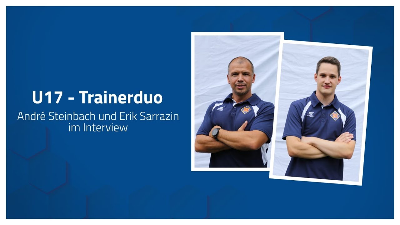 U17-Trainerduo: André Steinbach und Erik Sarrazin im Interview - YouTube