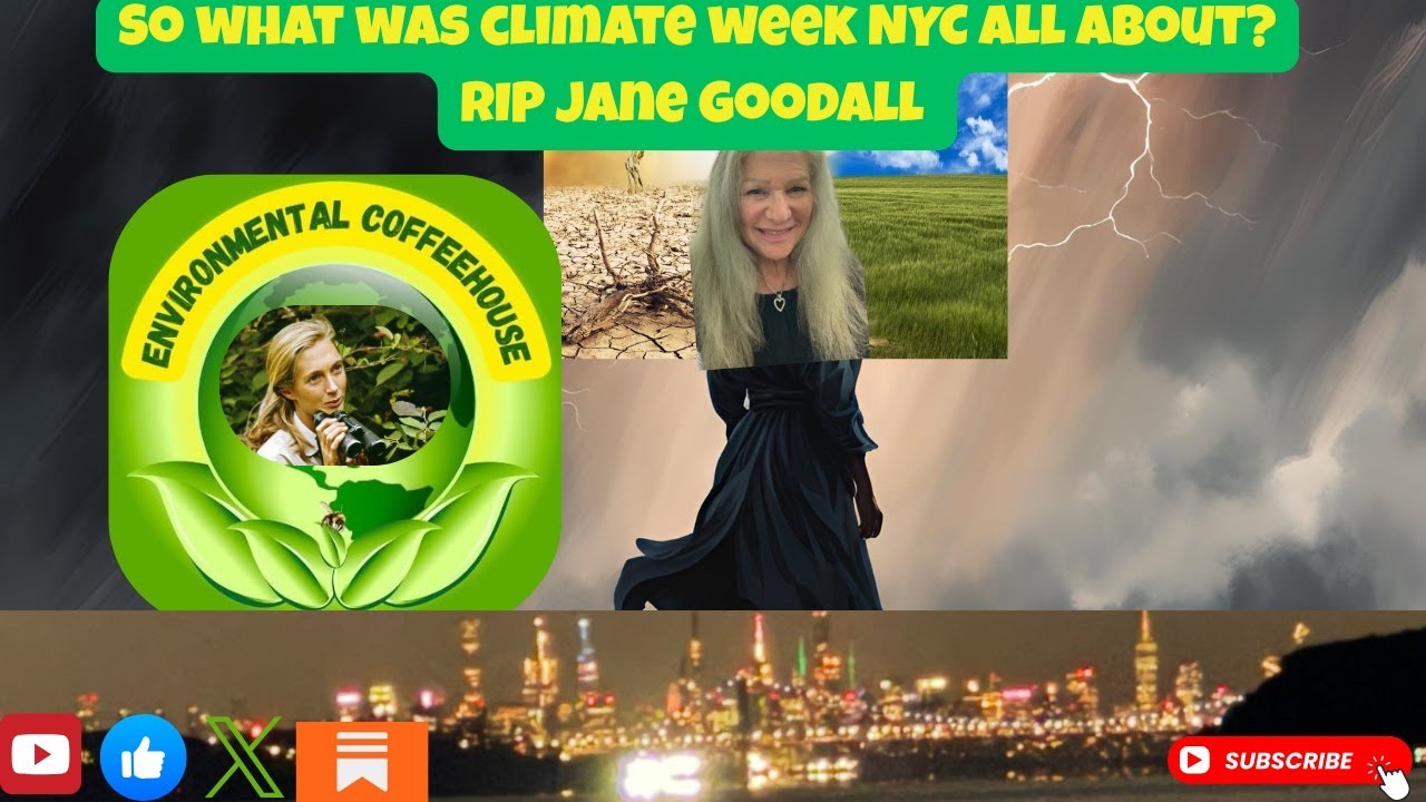 So What Was Climate Week In NYC All About? RIP Jane Goodall - YouTube