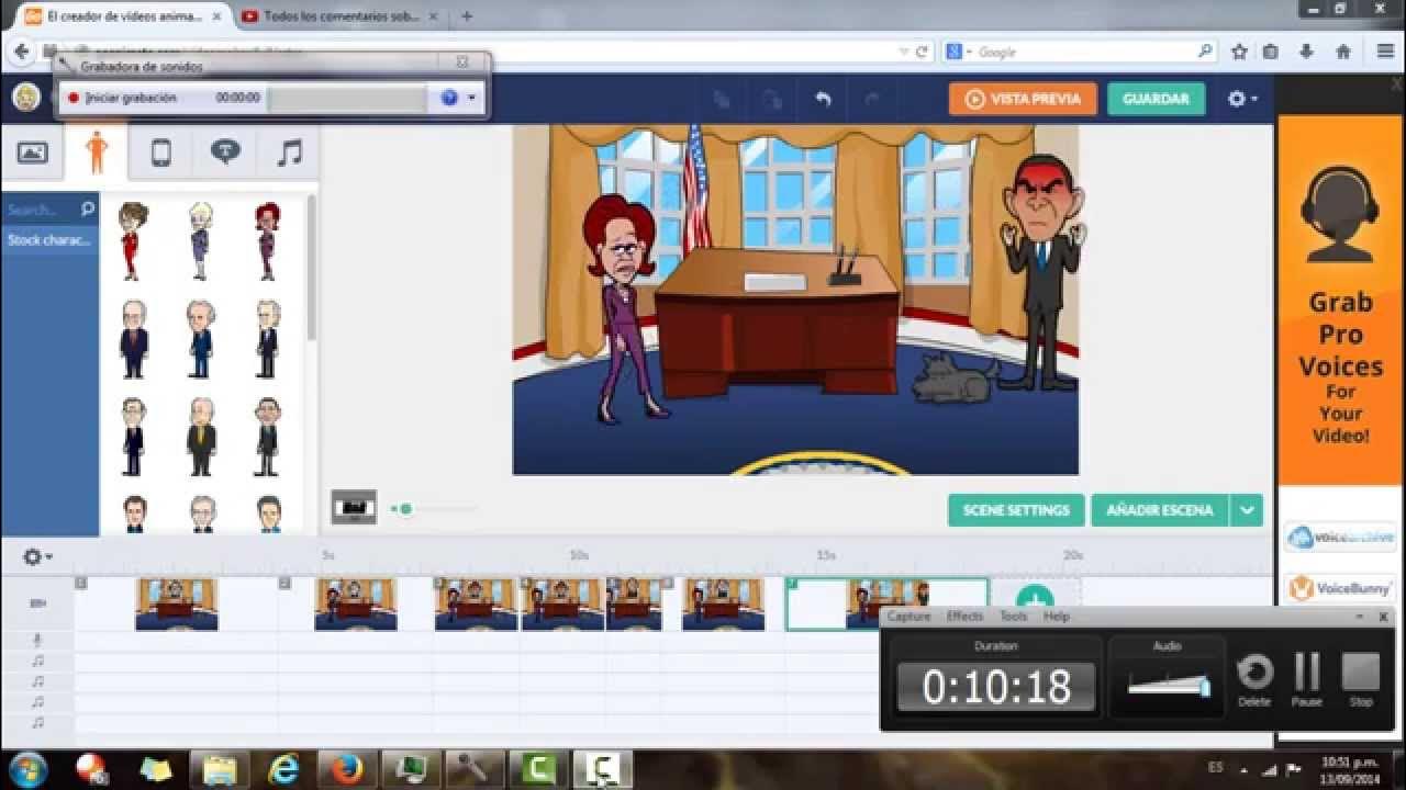 Tutorial #2 como hacer caricaturas en Goanimate (Facil) HD - YouTube