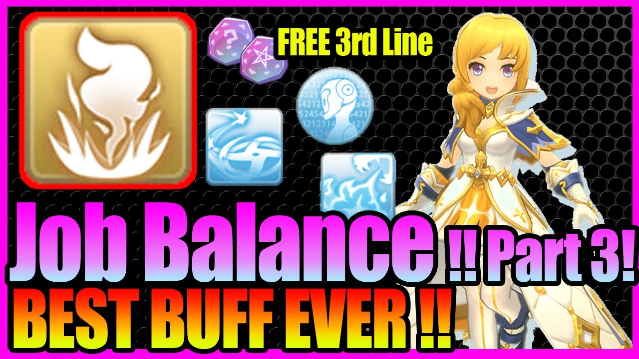 JOB BALANCE 3rd Update!! All Useful BUFF!! [Ragnarok M Eternal Love ...
