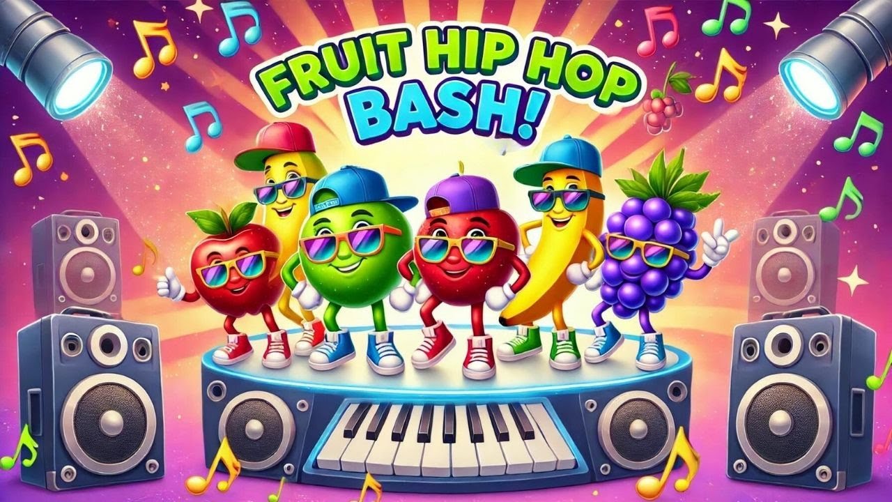 Dance with Fruits! 🎉🍎🍌 Learn Fun Fruit Facts with Hip Hop Beats | Kids ...