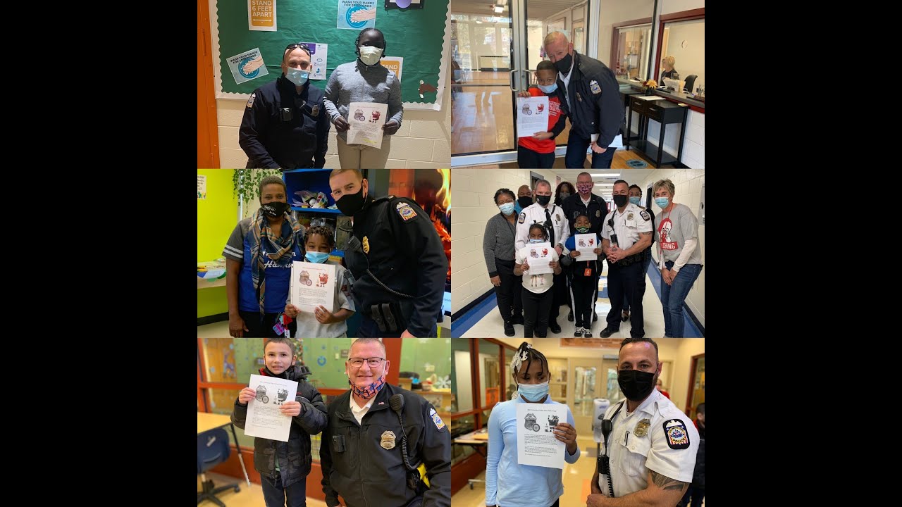 $150 Gift to 40 Students to Shop With A Cop! - YouTube