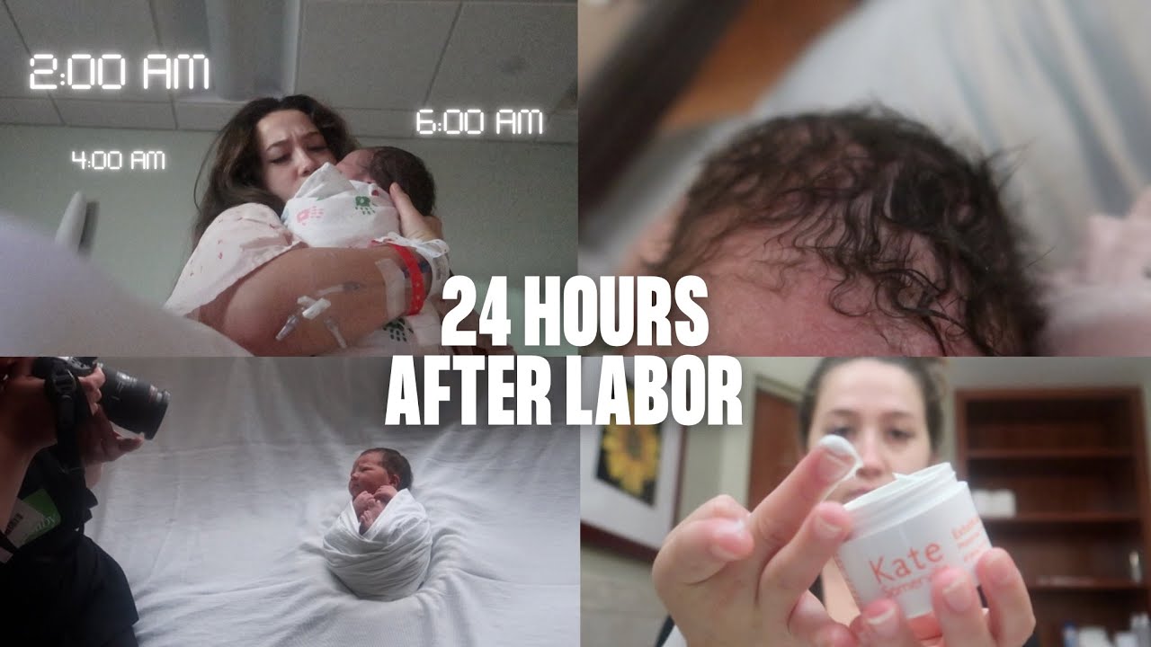 FIRST 24 HOURS WITH A NEWBORN IN THE HOSPITAL - YouTube