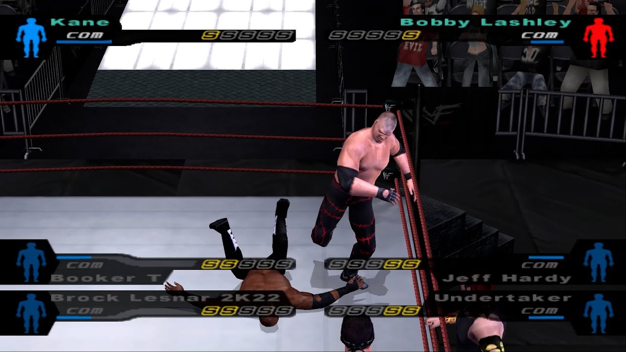Elimination Tag Match | Kane, Booker T, Brock Vs Bobby Lashley, Jeff ...