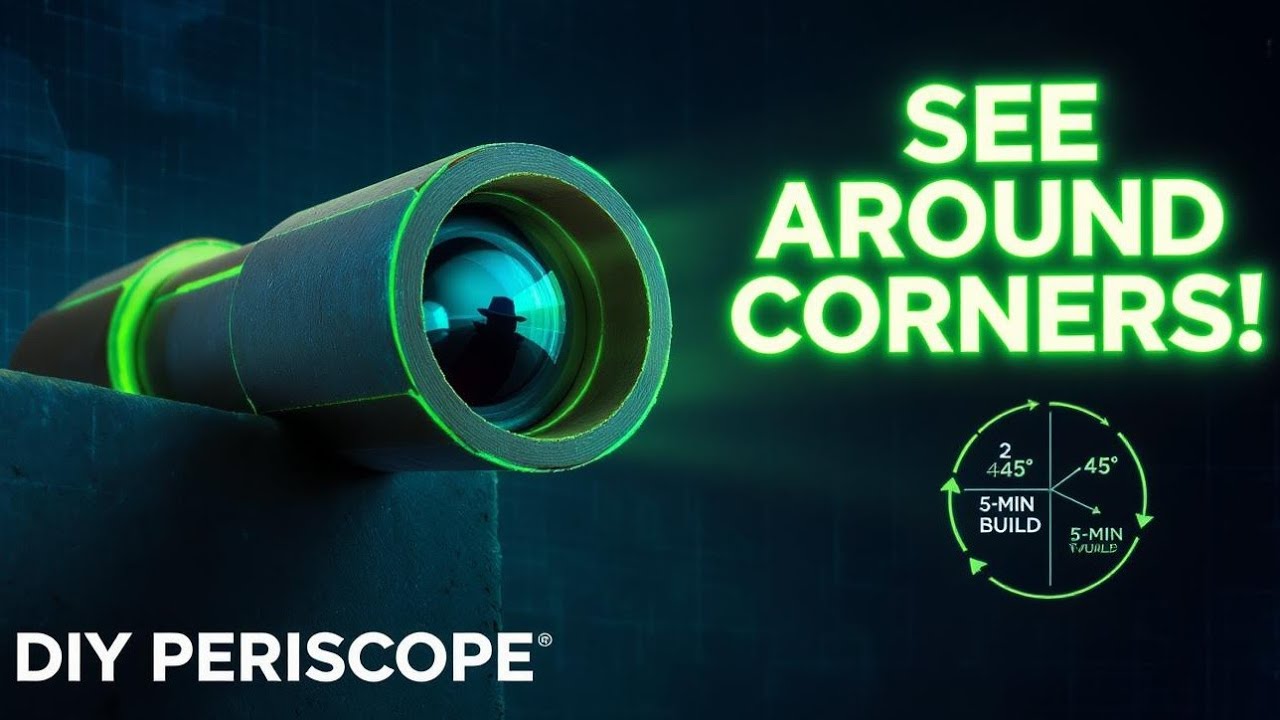 DIY Periscope ｜ How to Make a Spy Periscope with Cardboard ｜ See Around ...