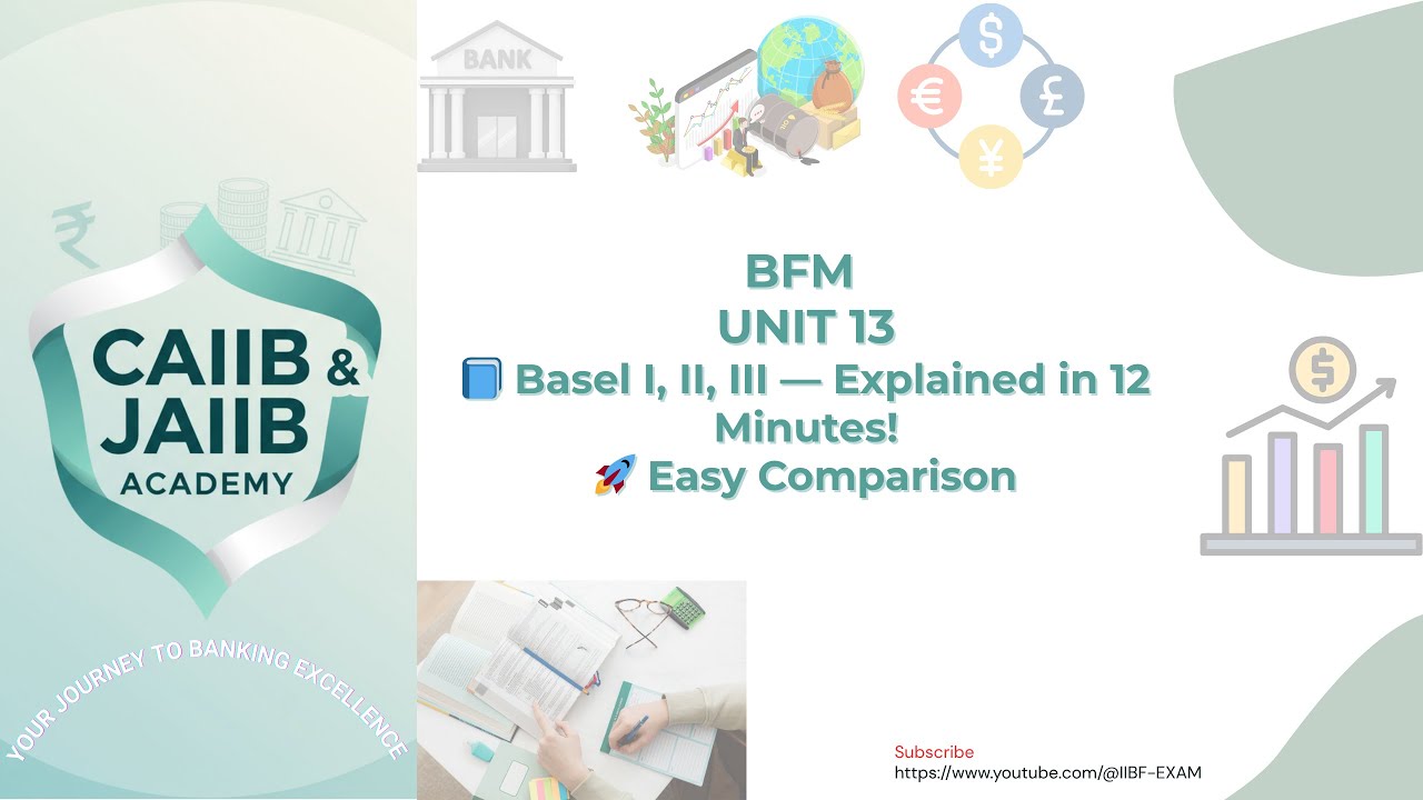 🏦 MUST WATCH! Basel I, Basel II & Basel III Explained Simply | Full ...