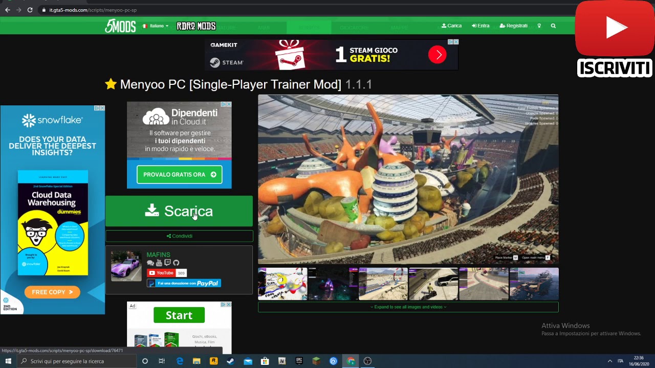 come installare il menyoo - YouTube