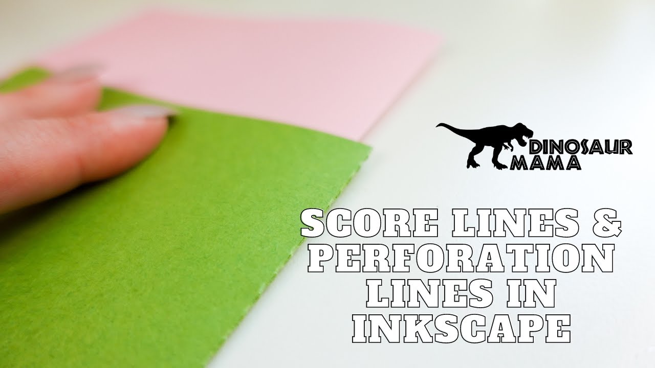 Add Score Lines & Perforation Lines in Inkscape for EASY 3D & Card ...