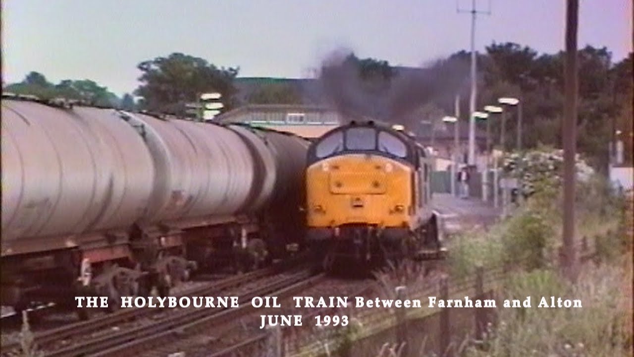 BR in the 1990s The Holybourne Oil Train in June 1993 Between Farnham ...