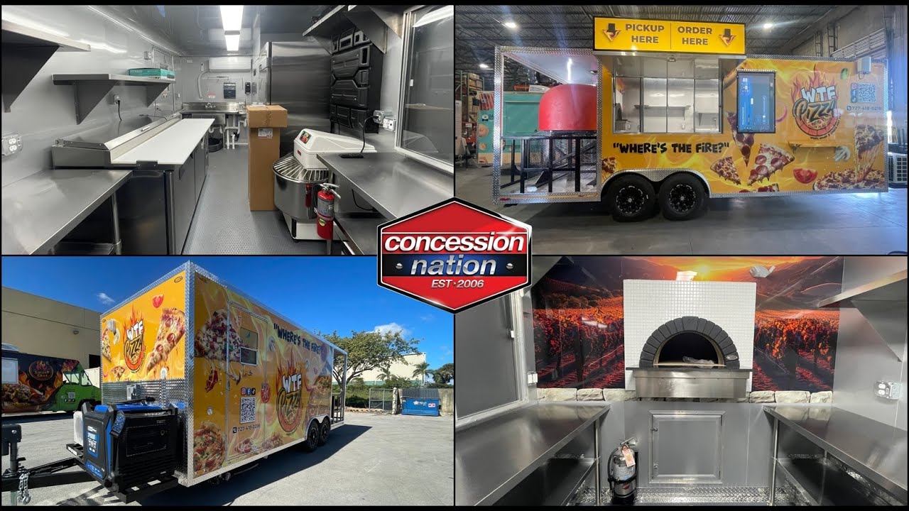 WTF PIzza | Where's the Fire? | 8x22 Wood Firred Pizza Trailer ...