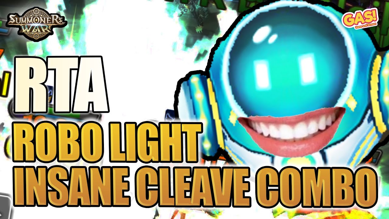 [RTA] INSANE ROBO LIGHT COMBO! OVER DMG! Summoners War Sky Arena # ...