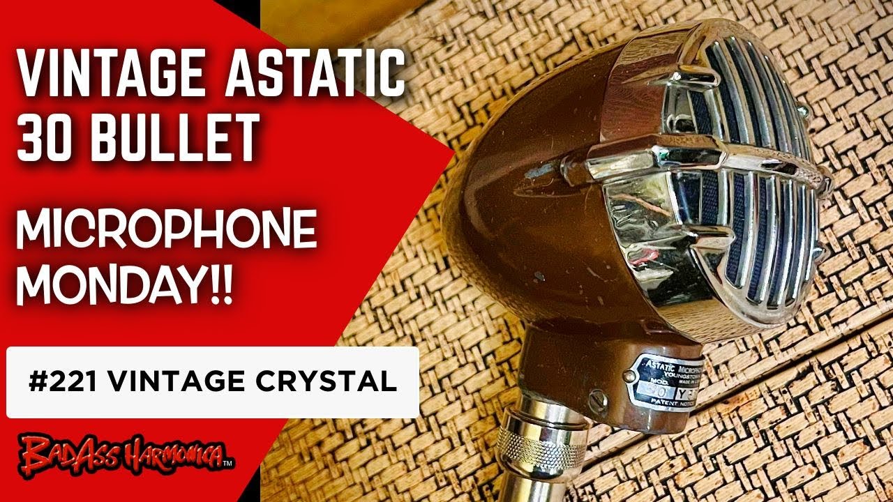 Best Blues Harmonica Microphones | Astatic Bullet 30, JT30 Microphone ...