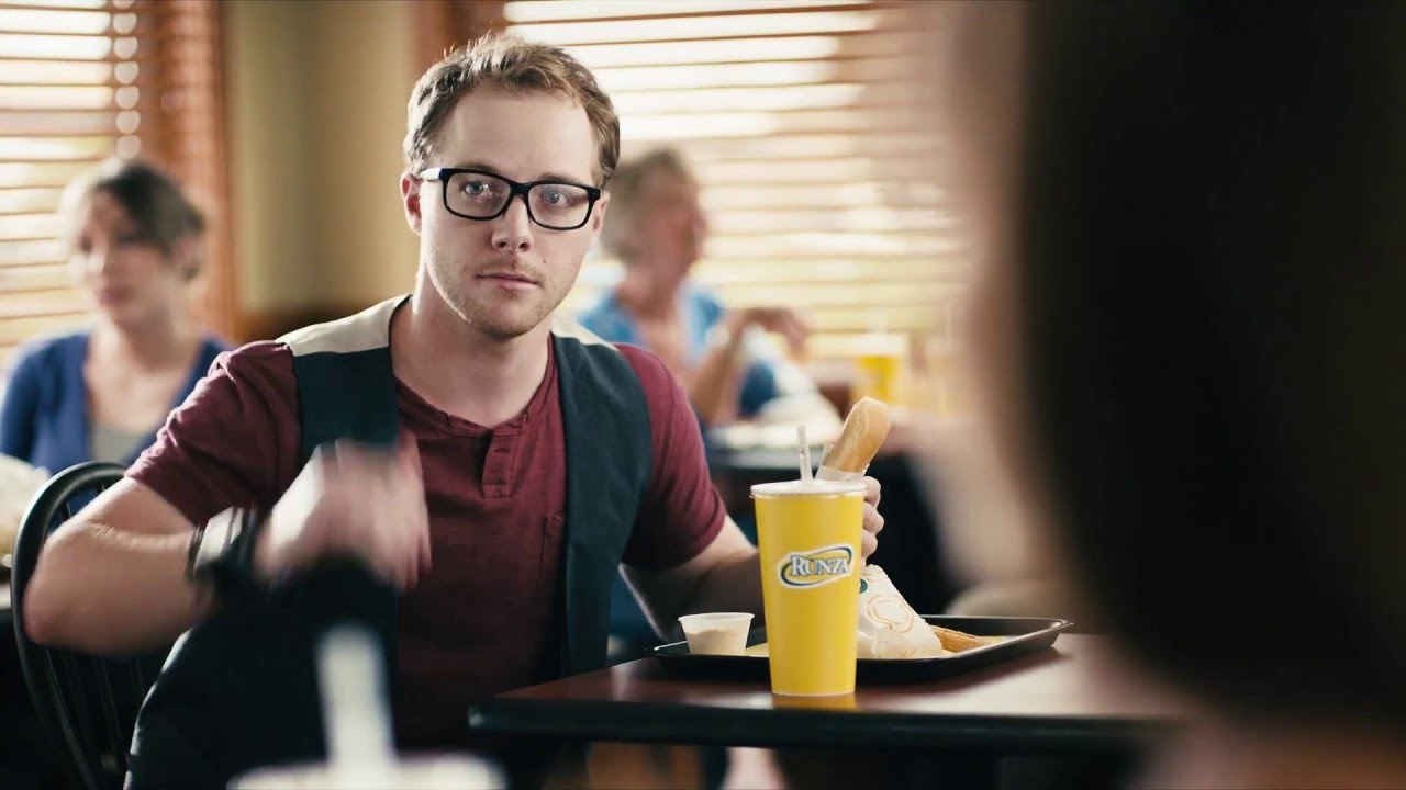 Runza Hipster Commercial - Steven Reddington - YouTube