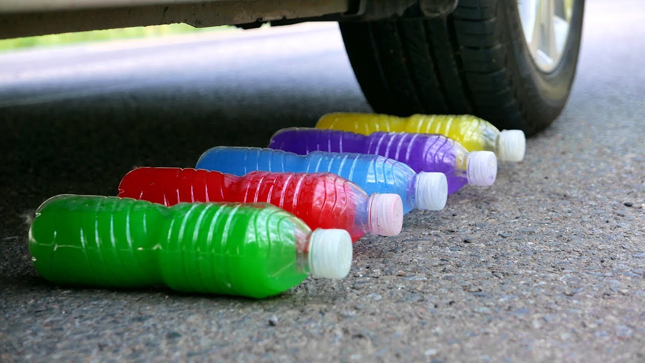 Crushing Crunchy & Soft Things by Car! EXPERIMENT CAR vs everythings ...