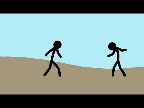 stickman black stick 1 vs black stick2 (flipaclip) - YouTube