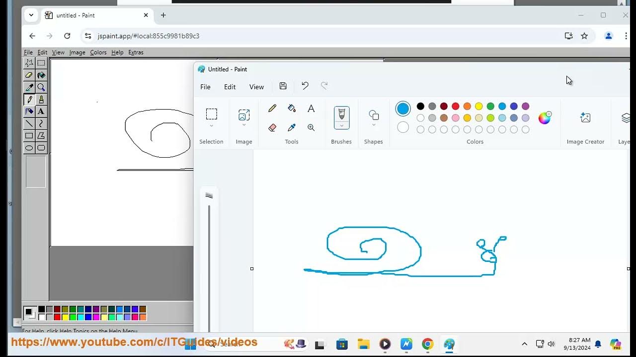 Is JSPaint.app safe? Is there a Google app like MS Paint? - YouTube