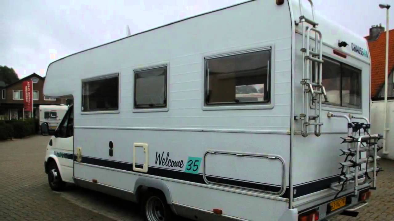 Kampeerauto te koop: CHAUSSON WELCOME 35 6 PERSOONS. - YouTube