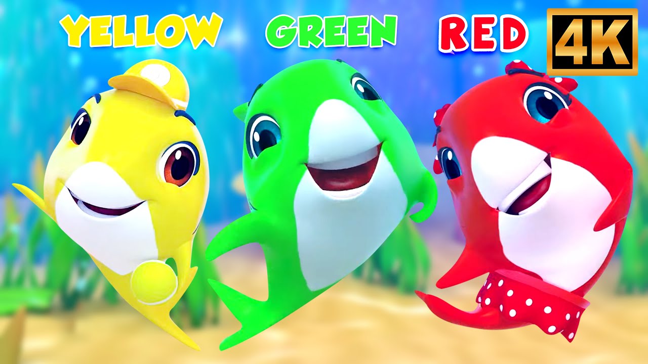Learn Colors with Baby Shark, Fun Educational Song for Kids - YouTube