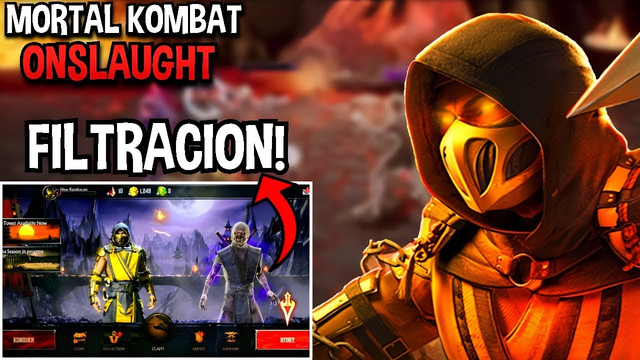 ¡SE FILTRO TODO! Mortal Kombat ONSLAUGHT | Personajes, Gameplay, Modo ...