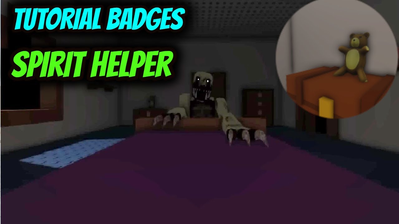 COMO GANHAR O HELPER GHOST NO RESIDENCE MASSACRE ROBLOX- badges Spirit ...