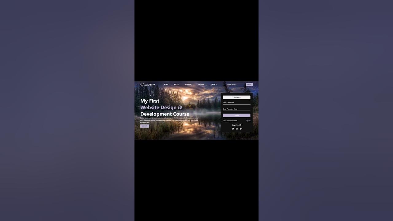 How To Make Website Html And Css Shorts Website Htmlandcss Youtube