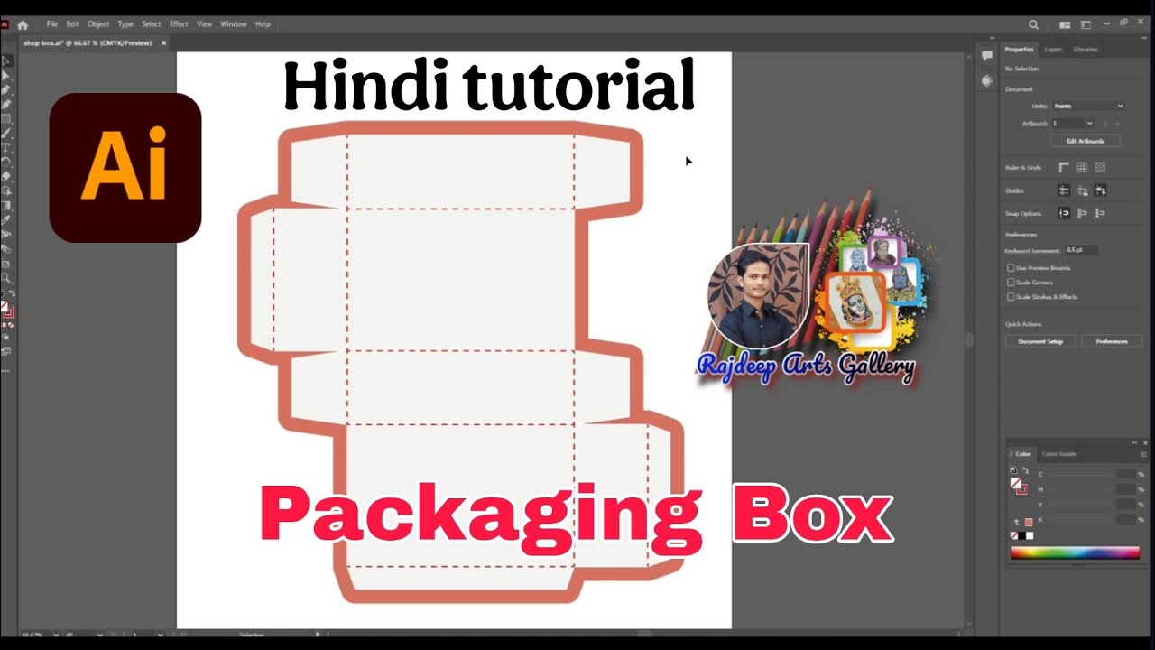 Packaging Box Design in Adobe Illustrator | Modern & Professional ...
