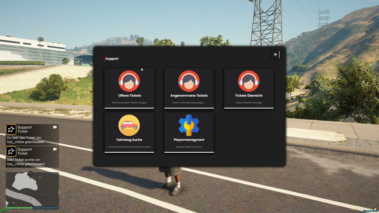 Support Tablet für FiveM Server - YouTube