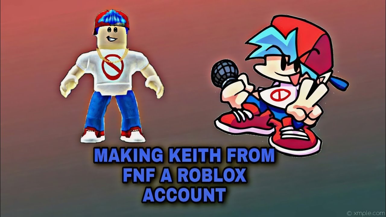 MAKING KEITH FROM FNF A ROBLOX ACCOUNT - YouTube