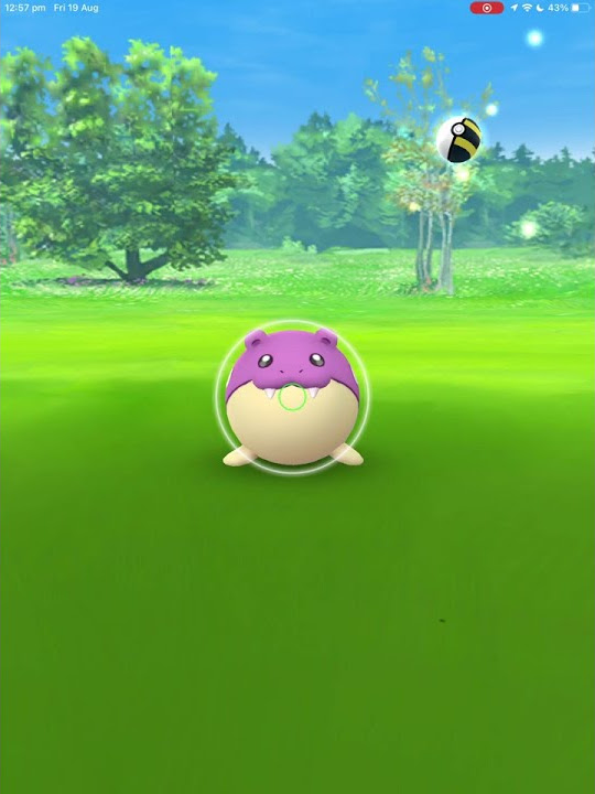 Catching Shiny Spheal In Pokémon Go Youtube