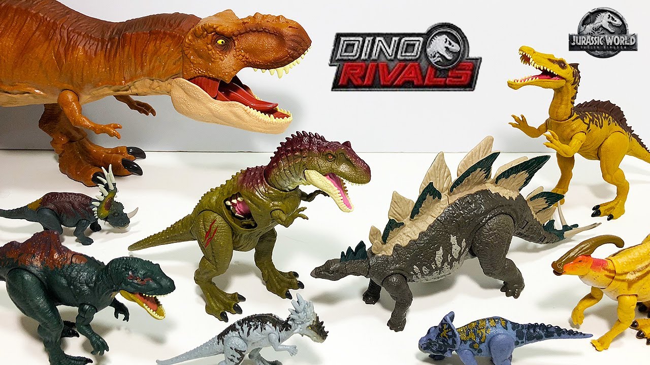 Jurassic World Dino Rivals Dinosaur Collection - YouTube