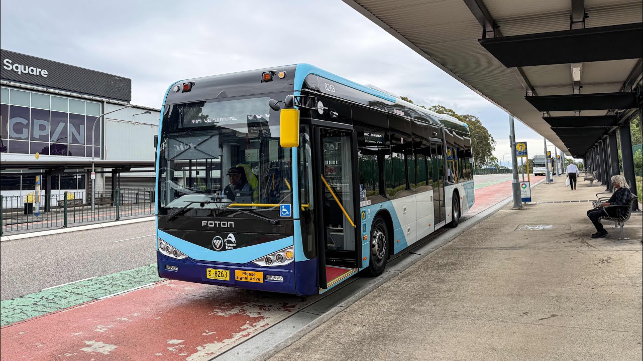 Transit Systems NSW SW: m/o 8263 - Foton C12 BJ6123EVCA - YouTube