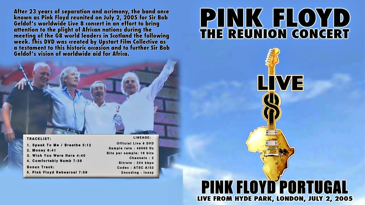 Pink Floyd - Live 8 - Live at Hyde Park, London, July 2, 2005 - YouTube