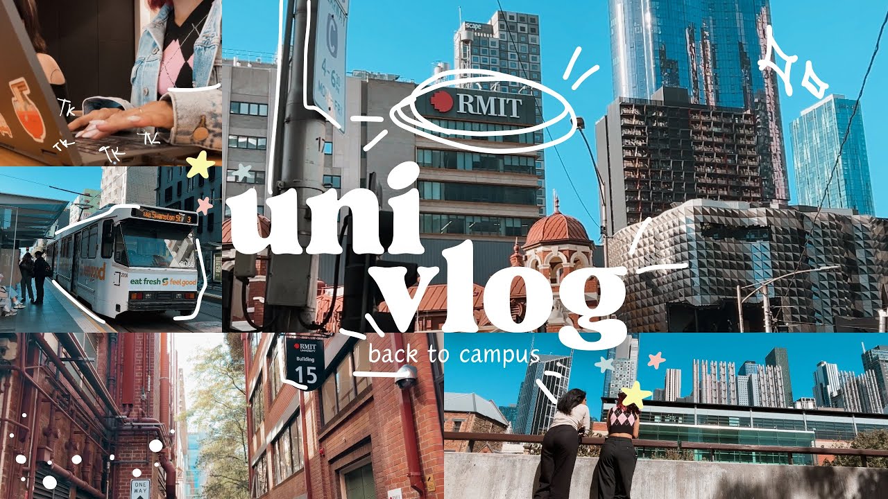 uni vlog: back to campus ♡ | rmit university, media student, study vlog ...