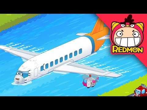 Save the Plane | Rescue cars | REDMON