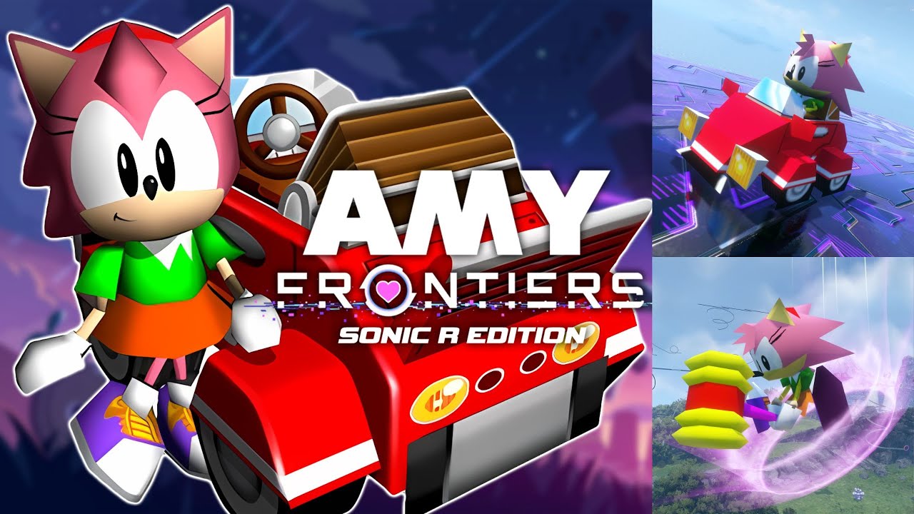 💗🚗 AMY FRONTIERS with SONIC R AMY ROSE! 4K - YouTube
