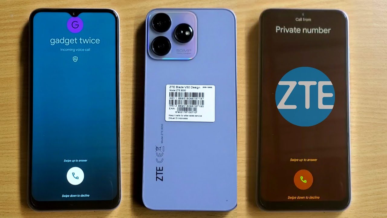 ZTE BLADE V50 incomingcall,Google meet incomingcall + bootanimation - YouTube