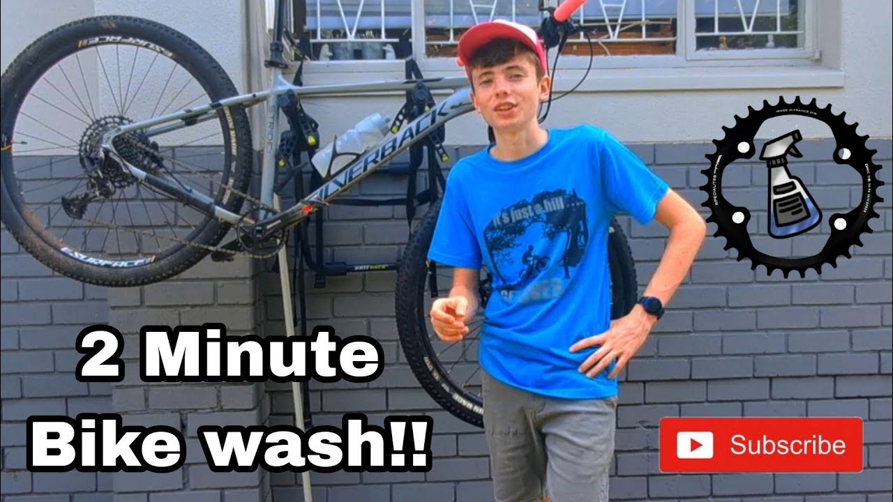 How to wash your Mountainbike properly in 2 minutes | 2 minute Bike ...