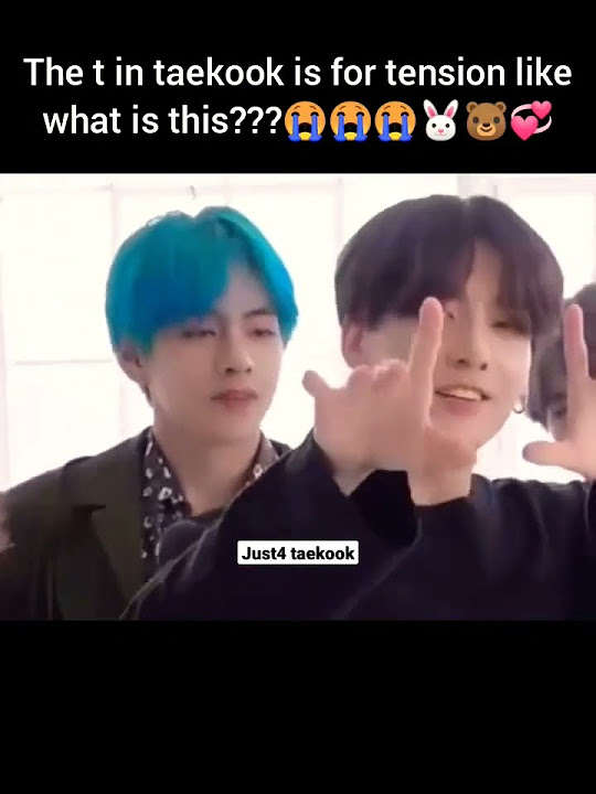 The "T" in Taekook is for Tension like what is this???😭😭😭 #taekook # ...